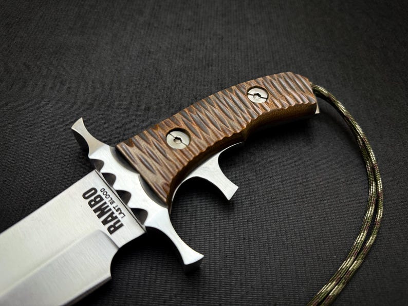 Rambo Last Blood Replica Knife With Leather Sheath | Heartstopper ...