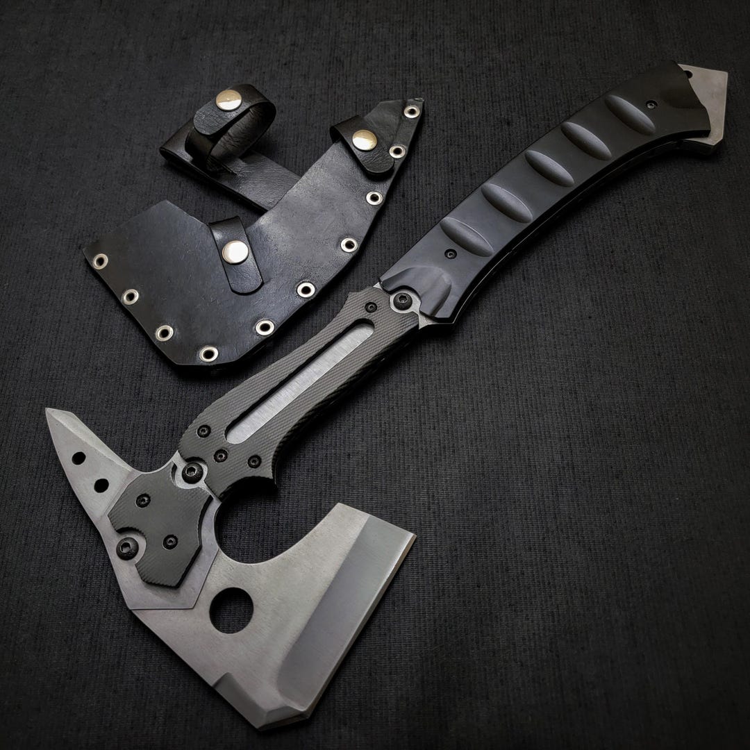 Resident Evil Requiem Upgraded Axe of Leon Kennedy / Leather Sheath ...