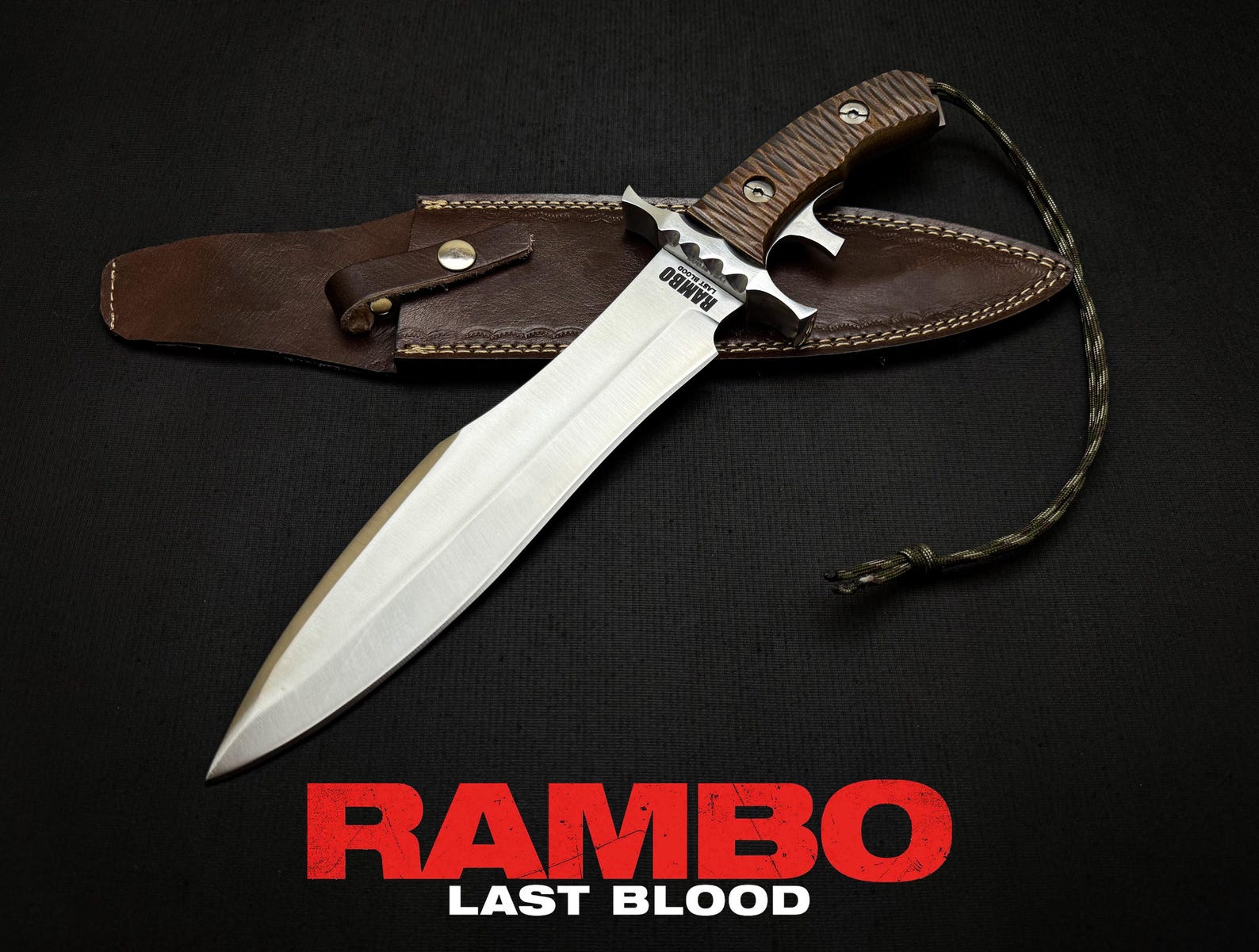 Rambo Last Blood Replica Knife With Leather Sheath | Heartstopper ...