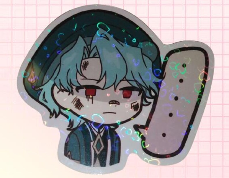 Genshin Impact Dottore Chibi Stickers - Etsy