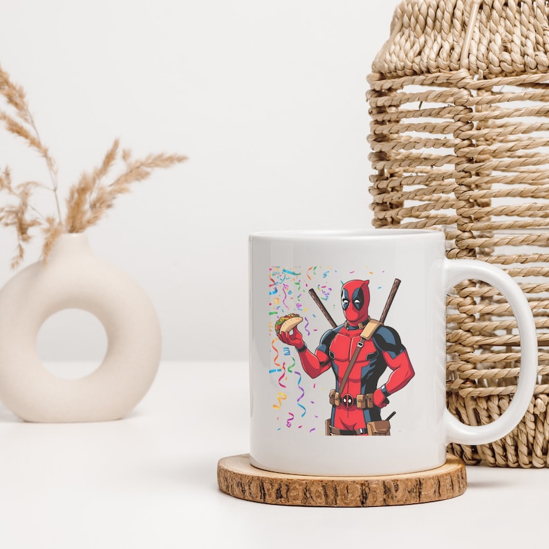 Deadpool Clipart Watercolor Digital PNG File for Sublimation Superhero ...