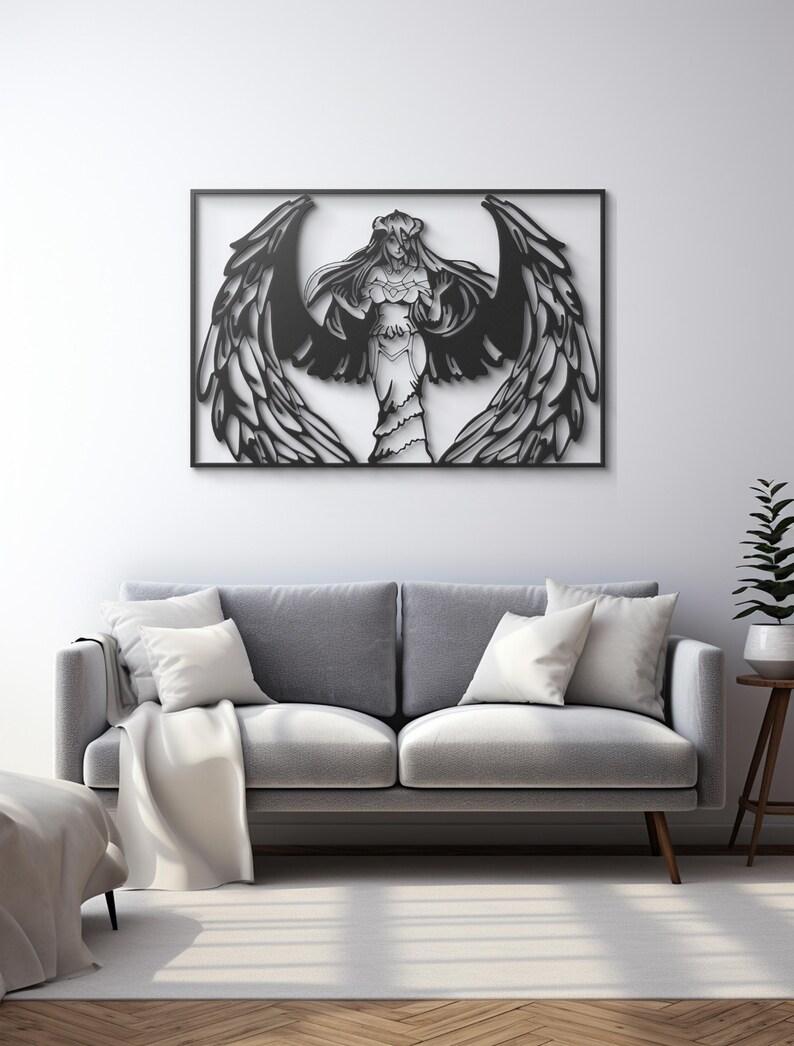 Genshin İmpact Albedo Decor Metal Wall Art Gaming Room Decor Anime ...