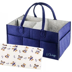 Personalized Baby Diaper Caddy Organizer Custom Name Storage Basket for ...