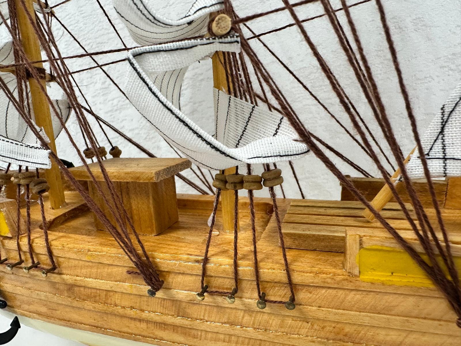Confection Model Sea Ship 1g Display Stand Assembled 38cm Handmade ...