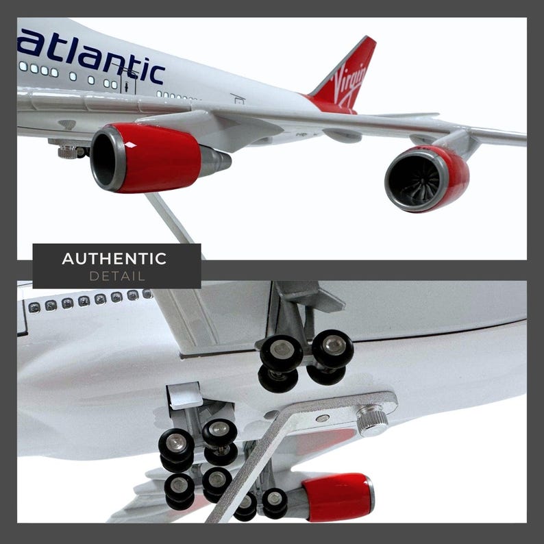 747 Boeing Model Plane Premium Large Scale Ideal Gift Working Lights - Etsy