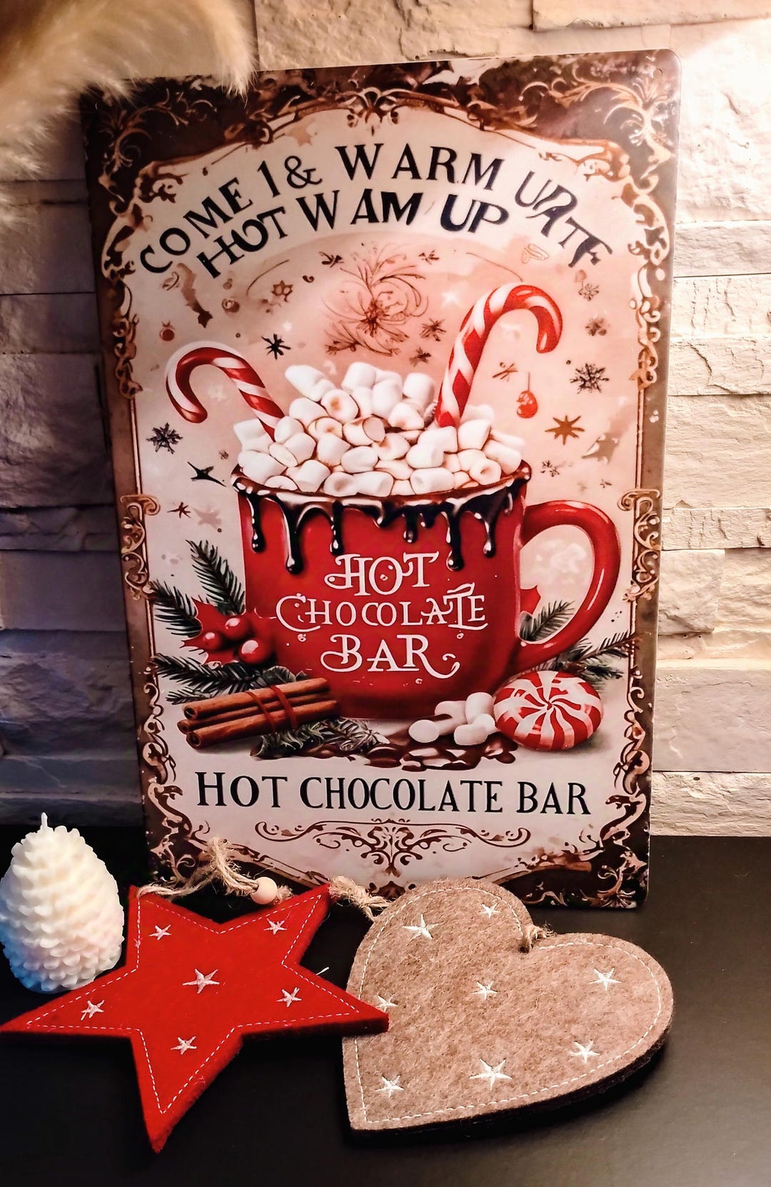 Vintage Chocolate Bar Plaque 20x30 Cm - Etsy