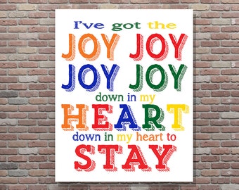 Joy in My Heart - Etsy