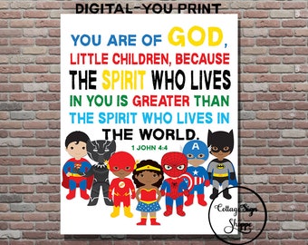 Superhero Bible | Etsy