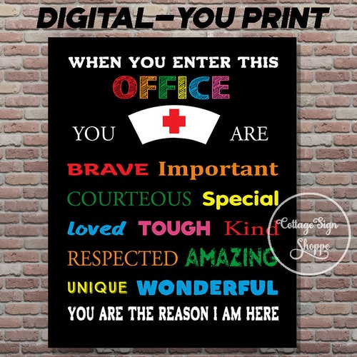 School Nurse Office Decor / School Nurse Appreciation Gift / | Etsy