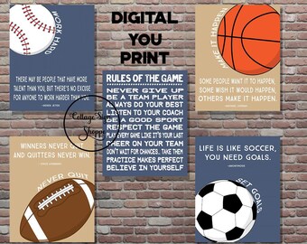Sports quotes | Etsy