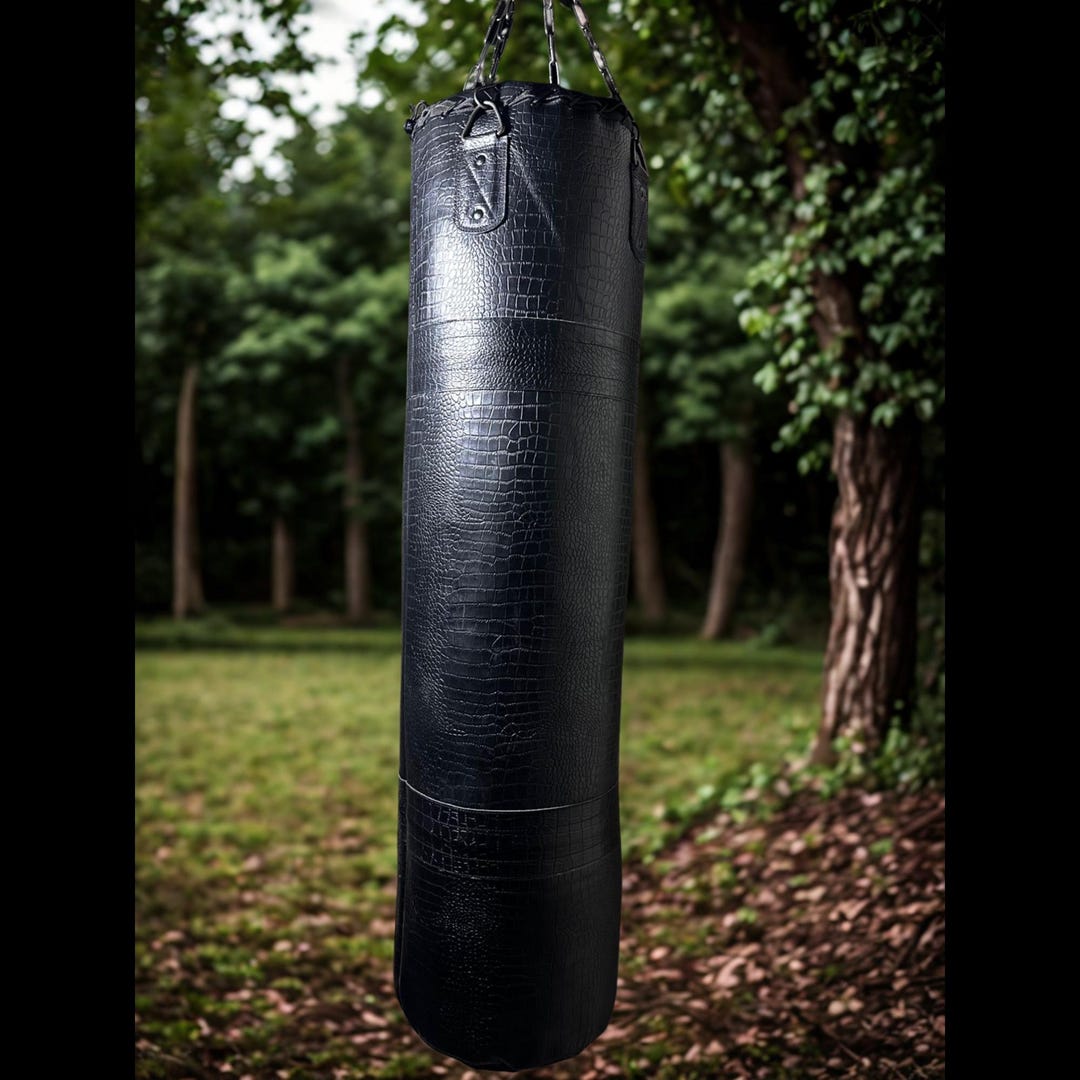 Heavy Duty Real Leather Punching Bag for Boxing, Kickboxing, MMA ...