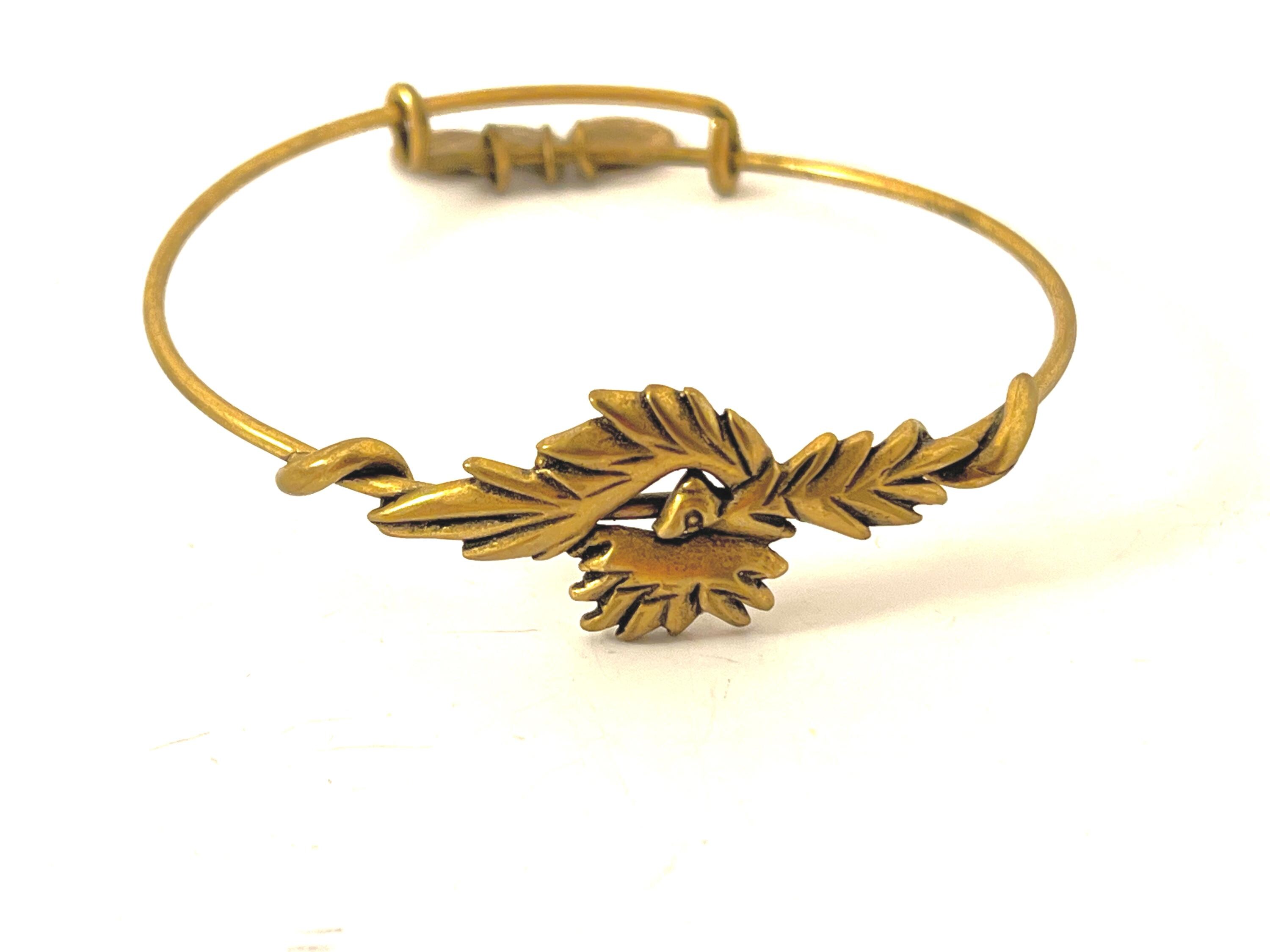 Vintage RARE Alex Ani Rafaleian Gold Eye of Phoenix Bracelet Alex and ...