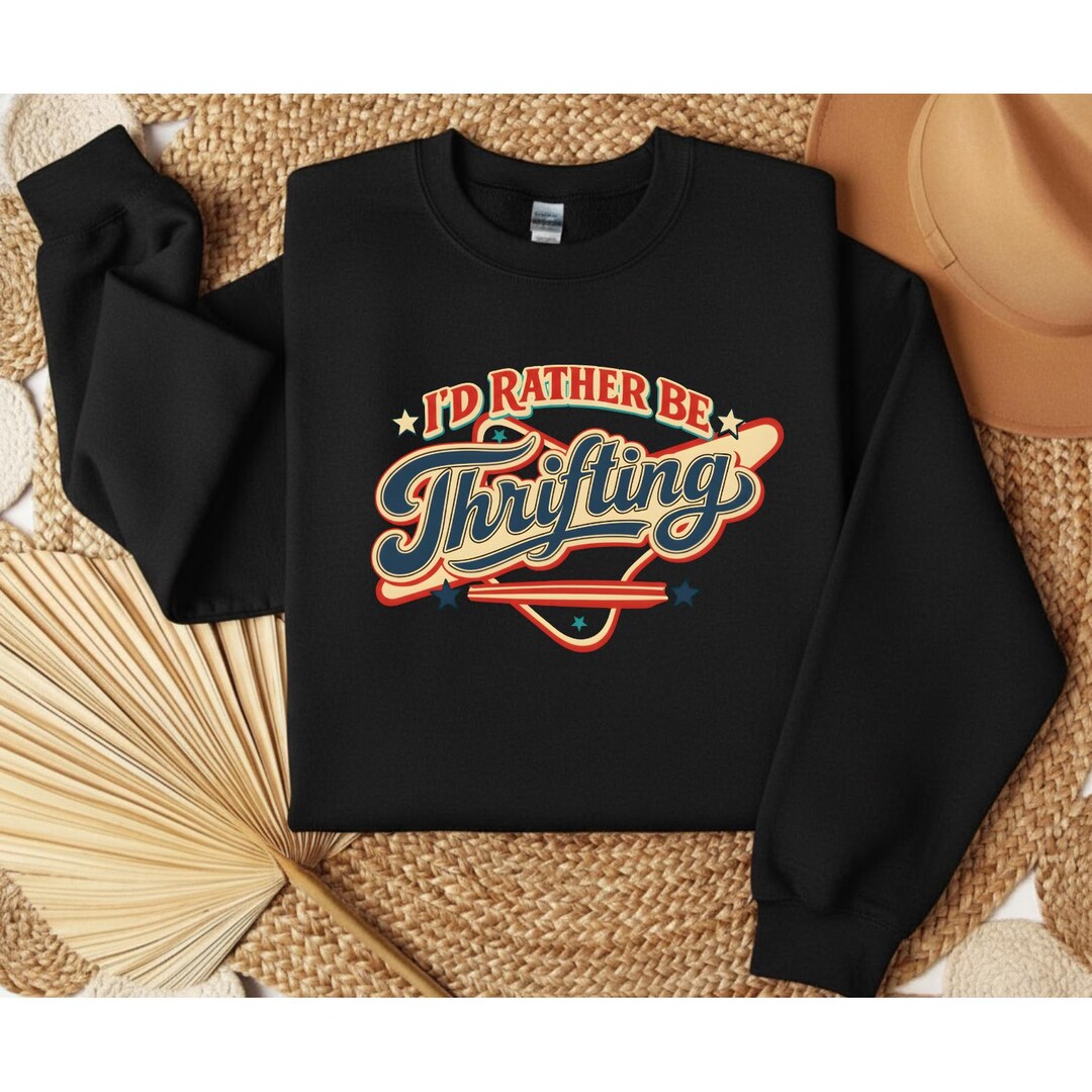 I’d Rather Be Thrifting PNG, Thrift Store Shirt Design, Vintage ...