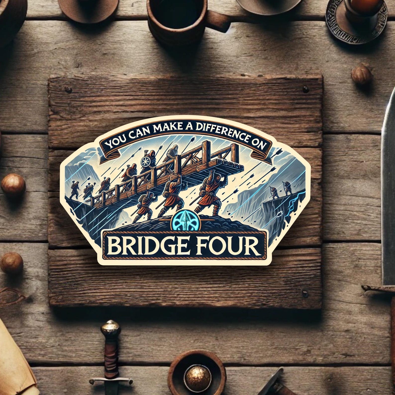 BRIDGE FOUR - Stormlight Archives - the Way of Kings - Vinyl Sticker - Etsy
