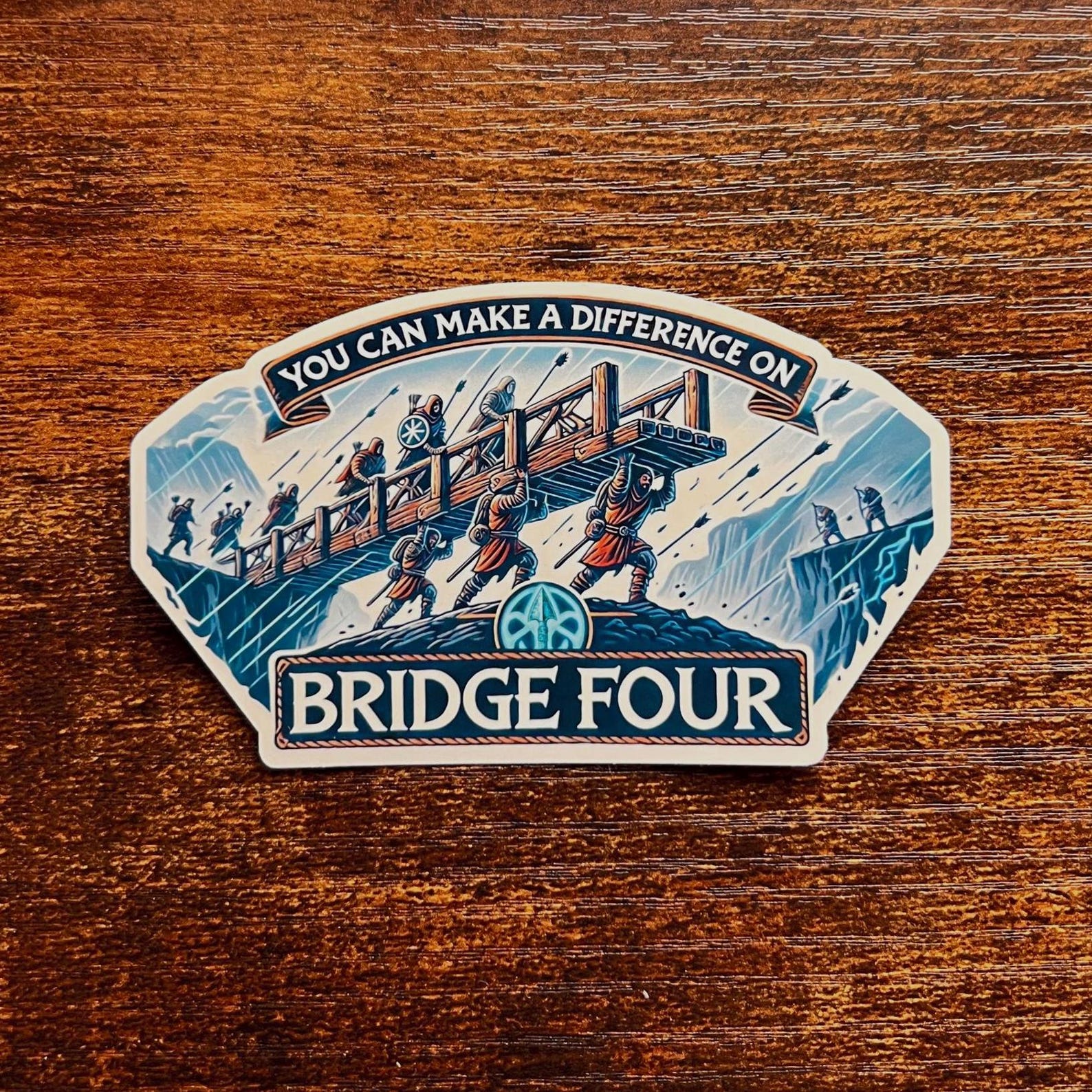 BRIDGE FOUR - Stormlight Archives - the Way of Kings - Vinyl Sticker - Etsy