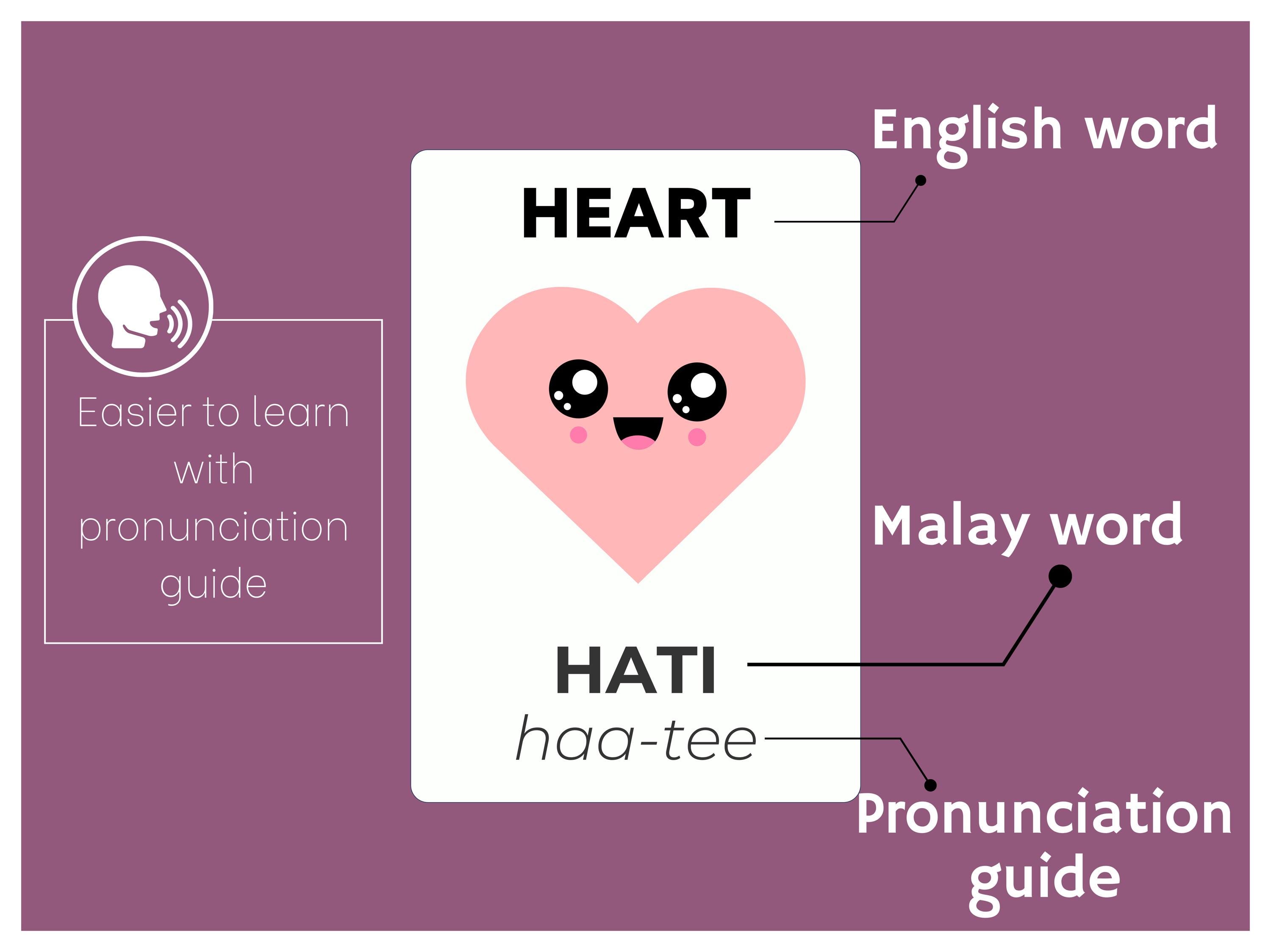Malay Shapes Flashcards for Kids | Learn Shapes in Malay | A4 Printable ...