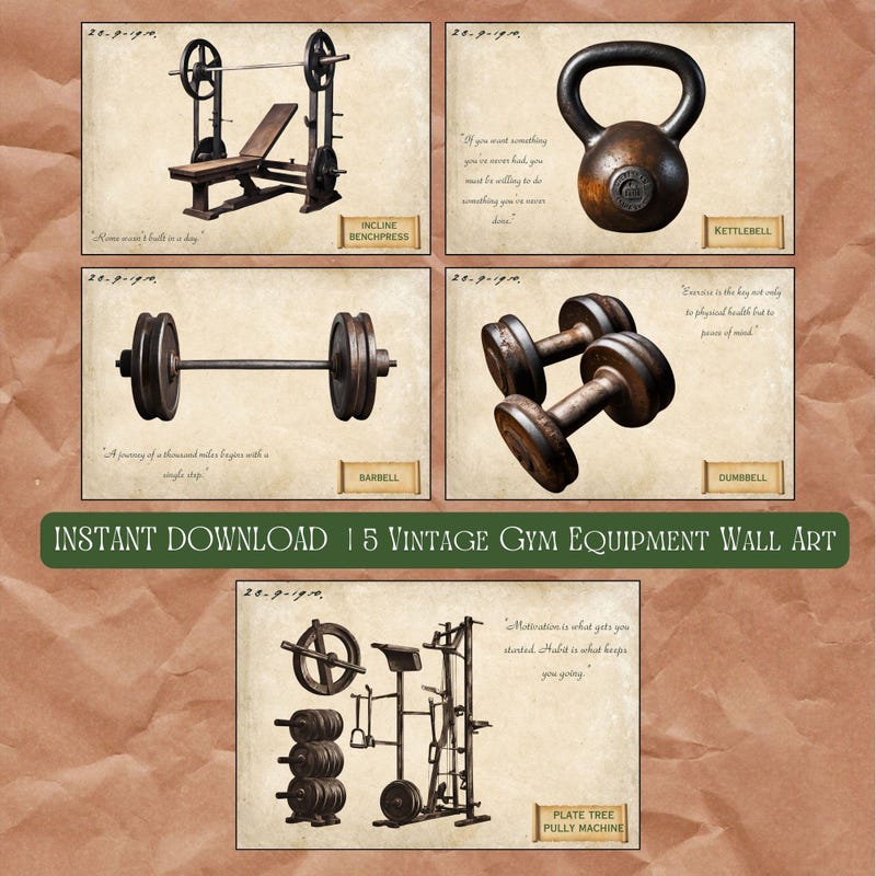Vintage Gym Equipment - Etsy UK