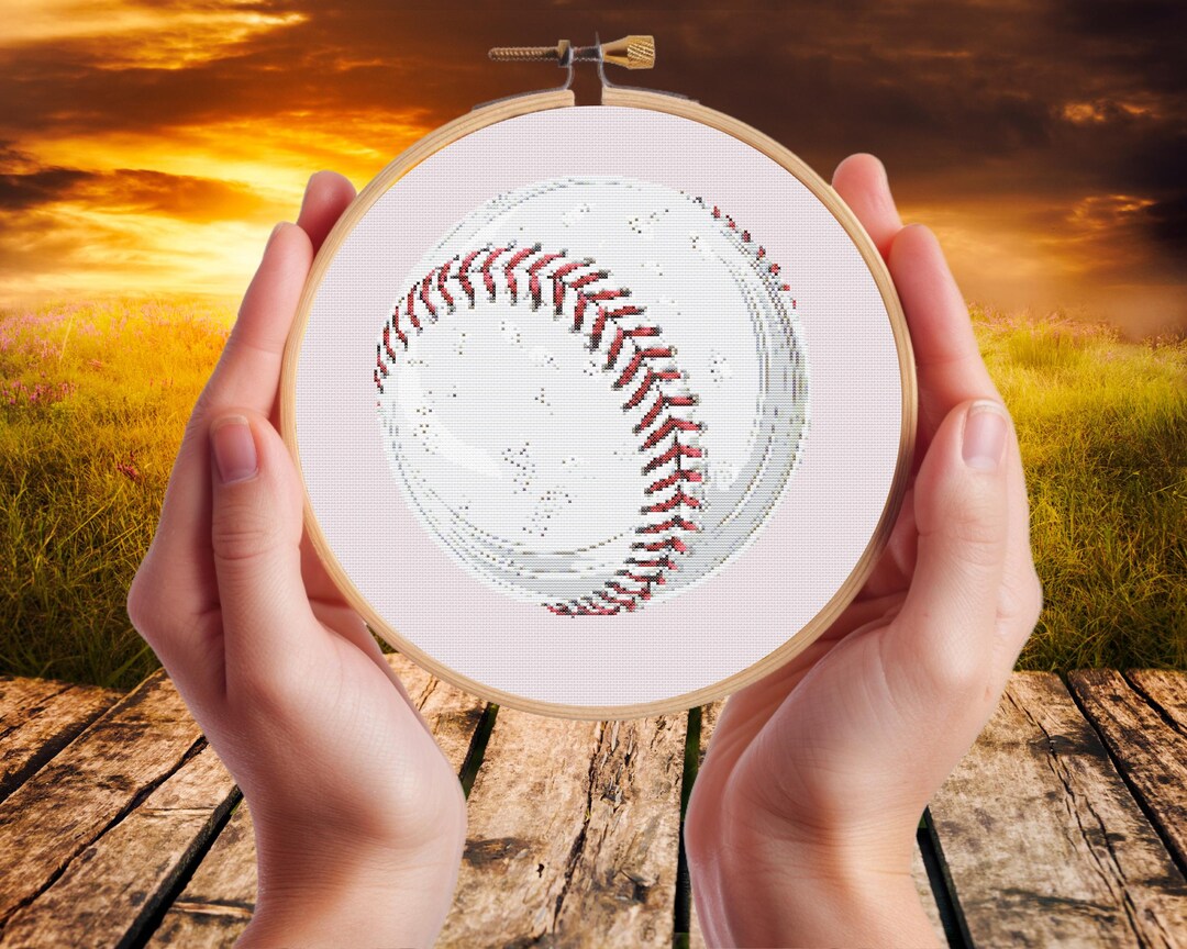 Baseball, Ball Cross Stitch Pattern, X-cross Stitch, Instant Download ...