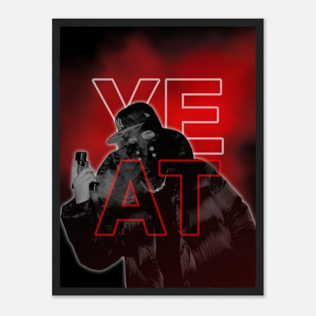 YEAT Artist Showcase Poster: Minimalist Aesthetic Wall Art, Music Artist Decor, Hanging Poster ...
