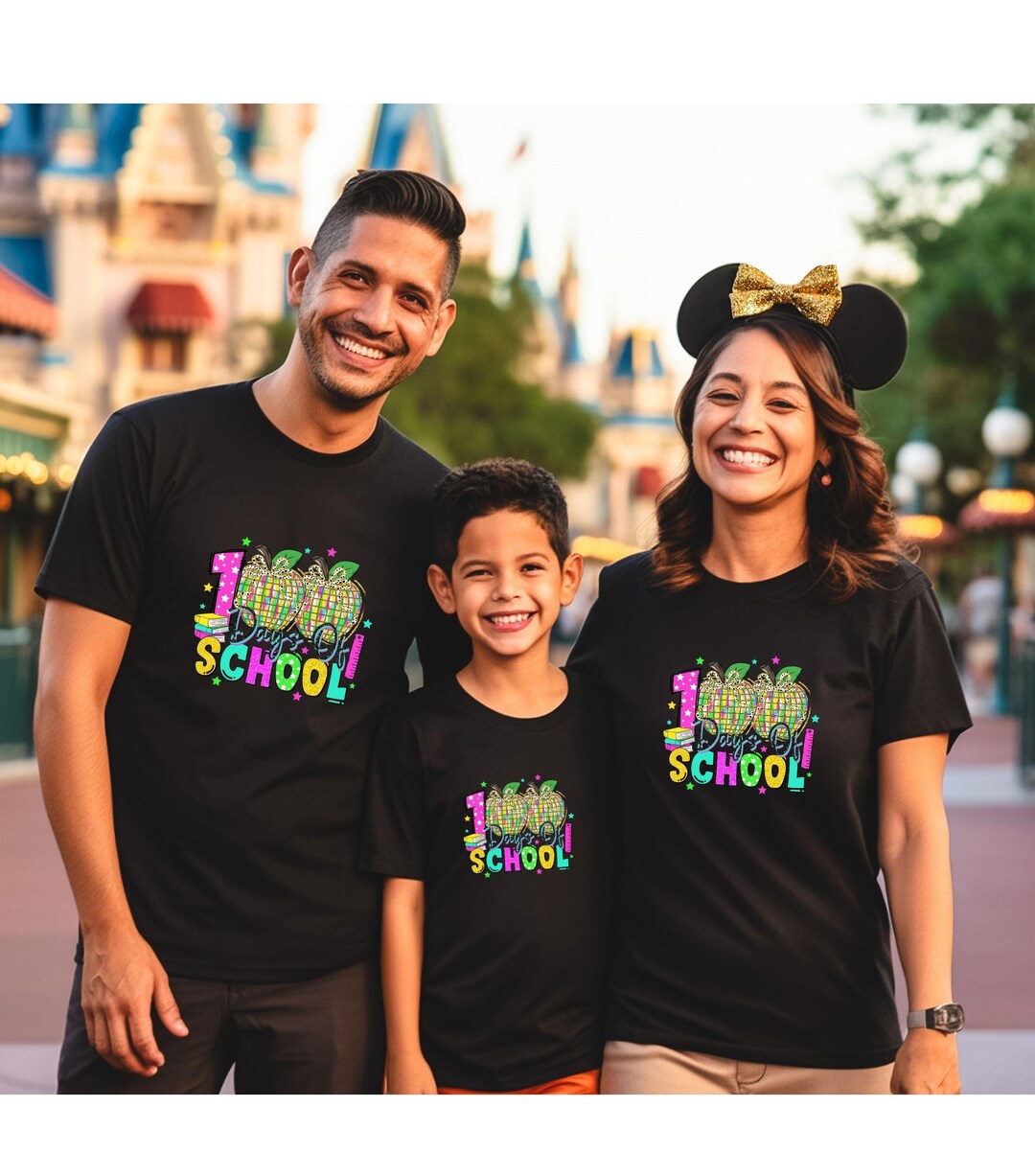 100 Days of School T-shirt, Kids School Celebration Tee, Classroom ...