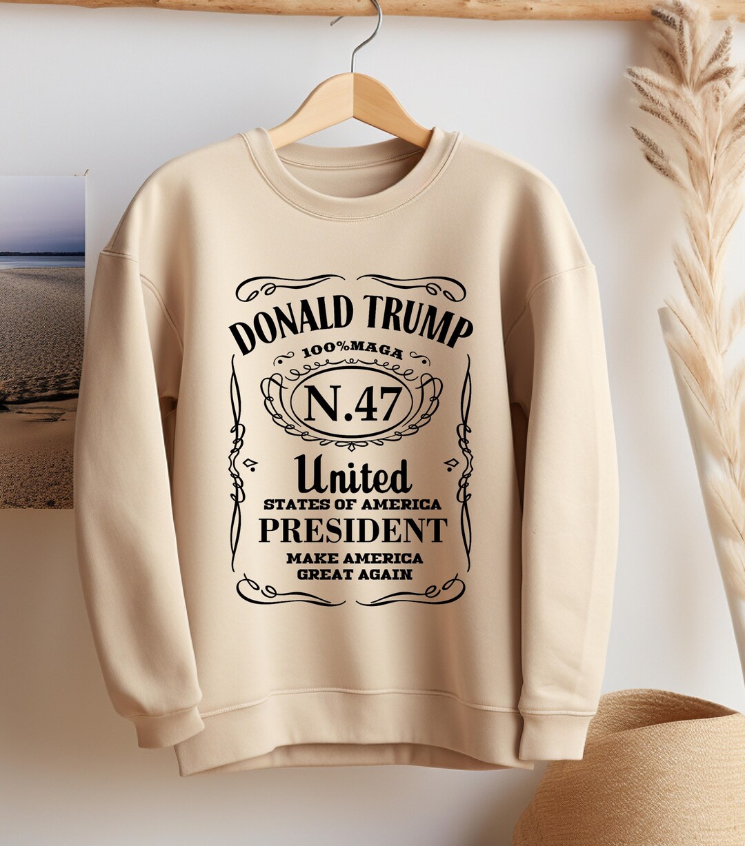 Donald Trump Whisky Label Sweatshirts,republican Sweater,donald Trump ...