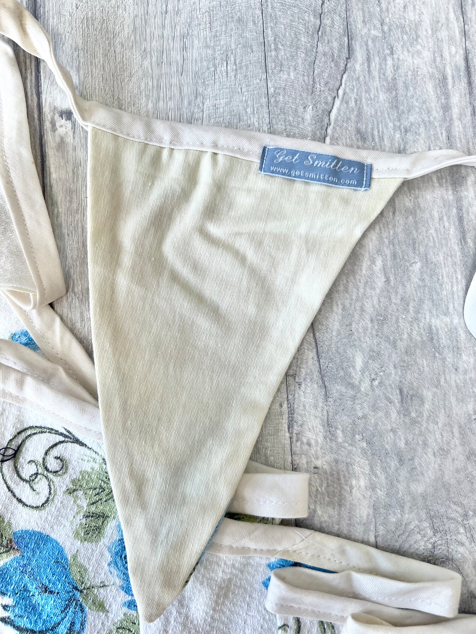 Vintage Floral Linen Bunting | Cottagecore Party Decor | English Garden ...