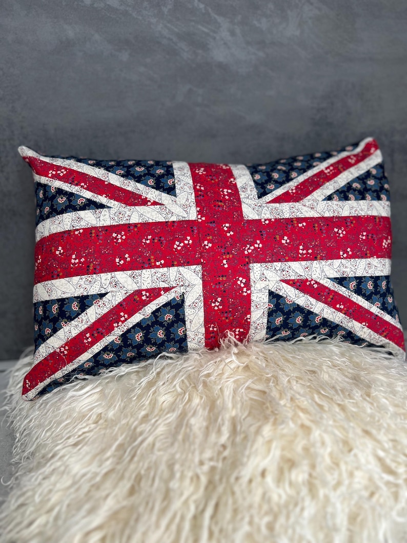 Union Jack Sewing Pattern - British Flag Cushion Pattern - Instant ...