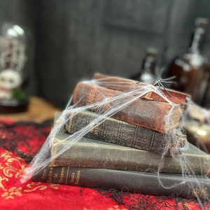 Vintage Spooky Gothic Book Stack - Halloween Styling Prop - Instant ...