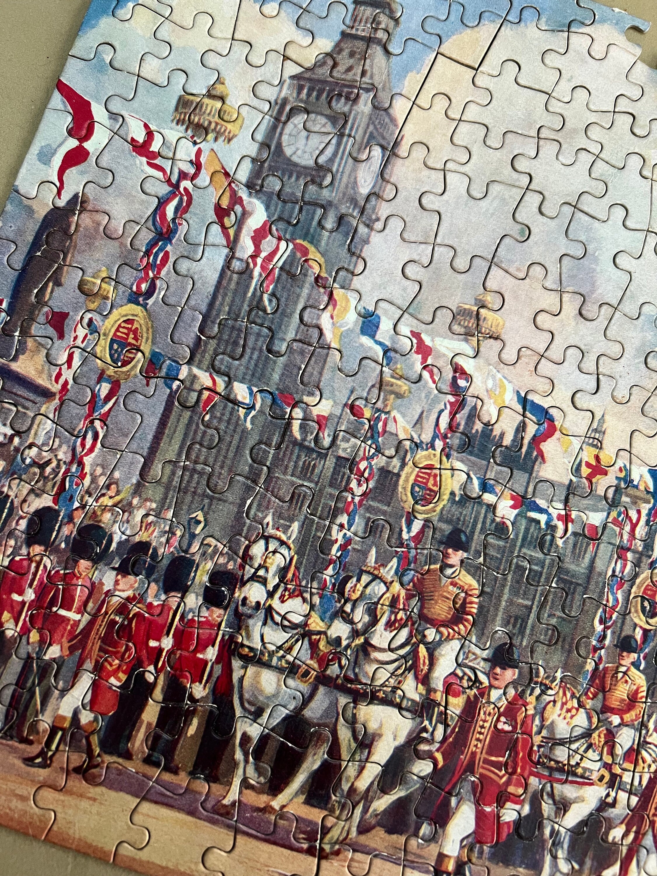 Vintage George V Queen Mary Silver Jubilee Jigsaw Puzzle 1935 ~ Rare ...