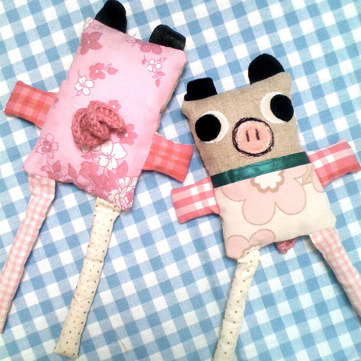 Cute Retro Toy Plushie Animal, Kawaii, Digital Pdf Pattern, Simple Soft ...