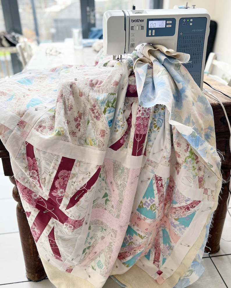 Union Jack Patchwork Quilt Pattern - Digital Pdf Download - British ...