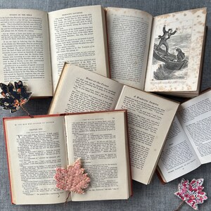 Vintage Book Stack - Fall Styling Prop - Autumn Decor - Instant Mini ...