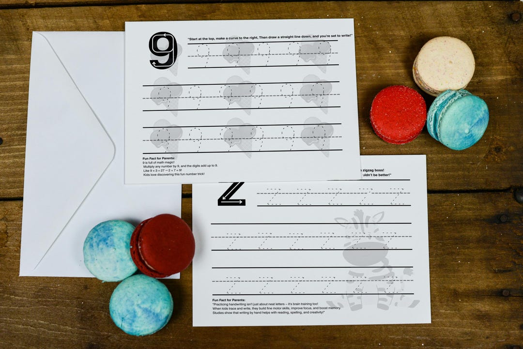 Alphabet and Number Tracing Worksheets | A-Z Uppercase & Lowercase ...