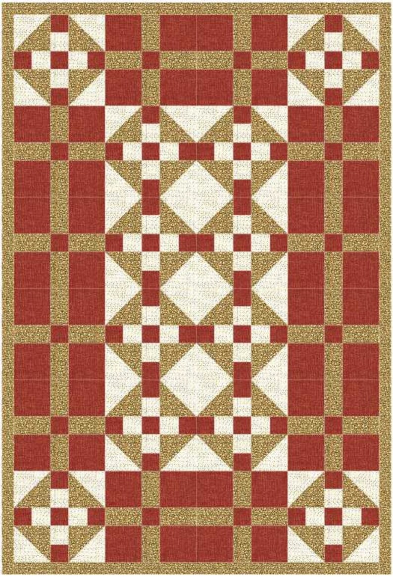 Grandmothers Choice Quilt Pattern Digital Delightful Quilt | Etsy