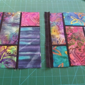 Batik Stained Glass Patchwork Quilt Kit - All the Batik Fabrics Needed ...