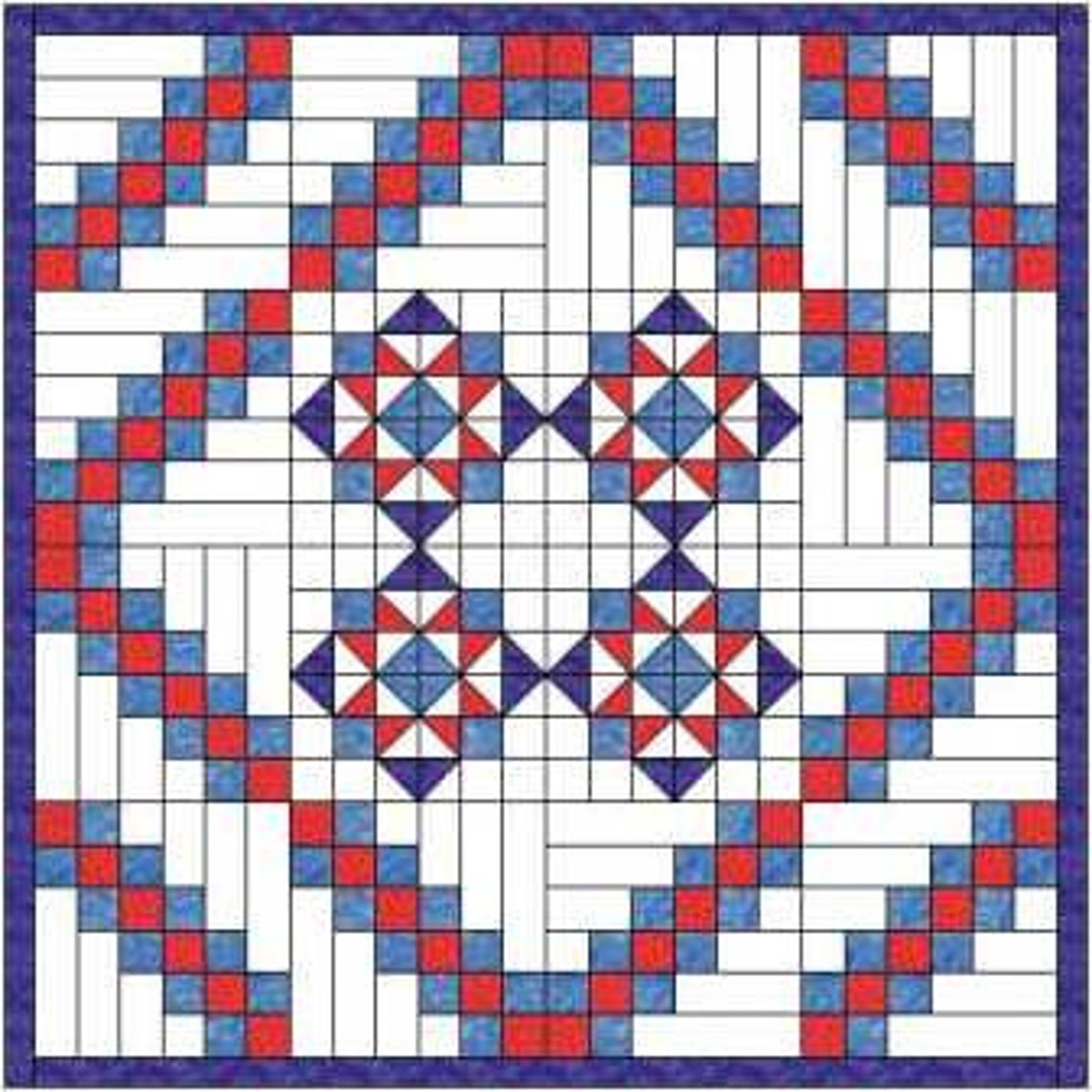 Norwegian Patchwork Quilt Pattern Digital - Etsy