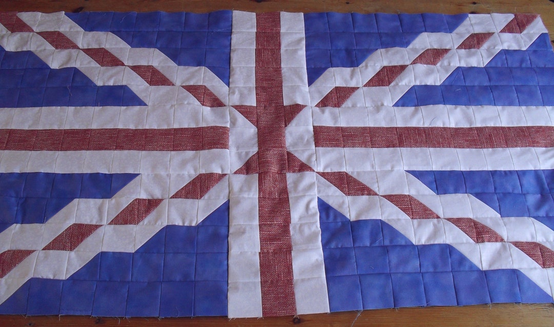 Union Jack Lap Quilt Pattern Digital - Etsy