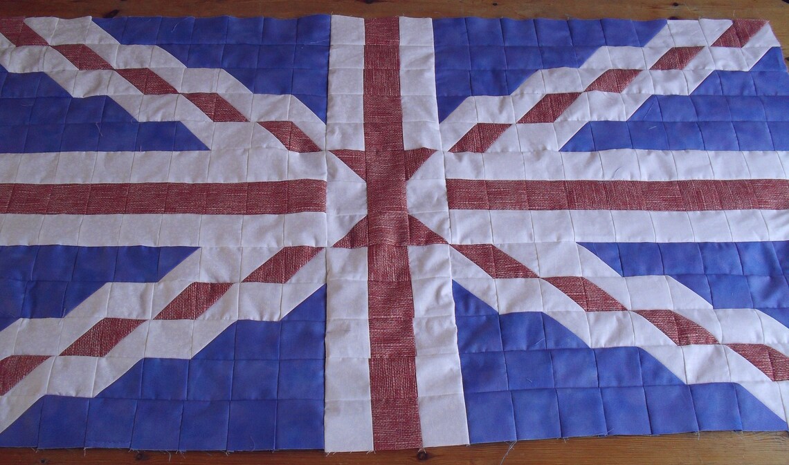 Union Jack Lap Quilt Pattern Digital - Etsy
