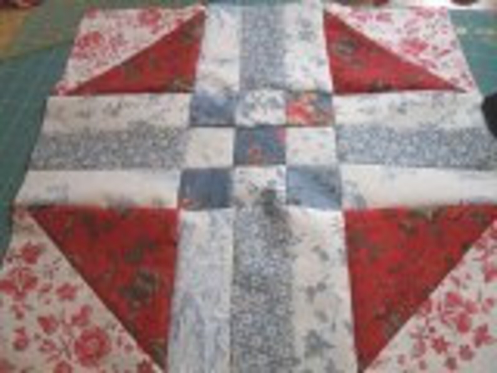 Moda Jelly Roll Quilt Pattern Digital Eyecatching Quilt Created Using a ...