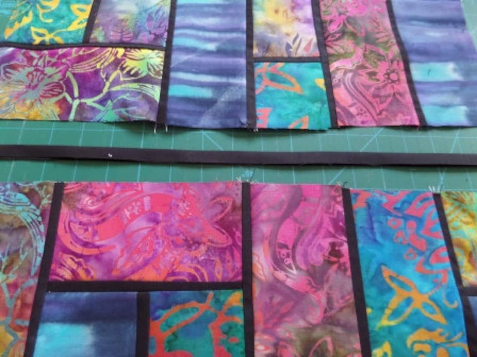 Stained Glass Batik Quilt Pattern Digital - Etsy