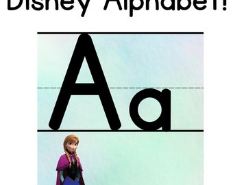Disney Inspired A-Z Classroom or Toy Room Posters. 26 Disney Posters ...