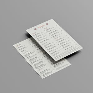 Italian Trattoria Menu Template – Classic Restaurant Menu, Indesign ...