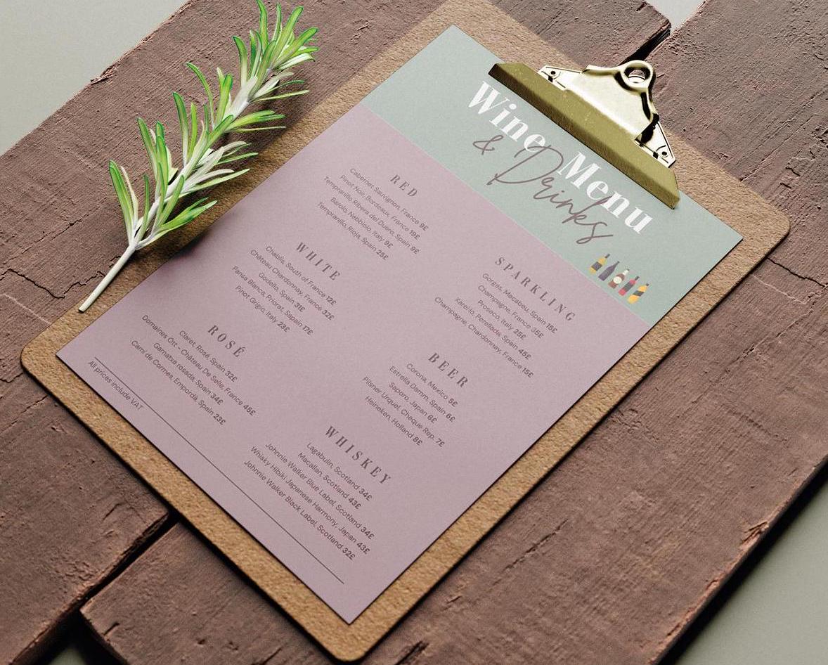 Custom Wine Menu Templates for Bars and Restaurants Printable ...