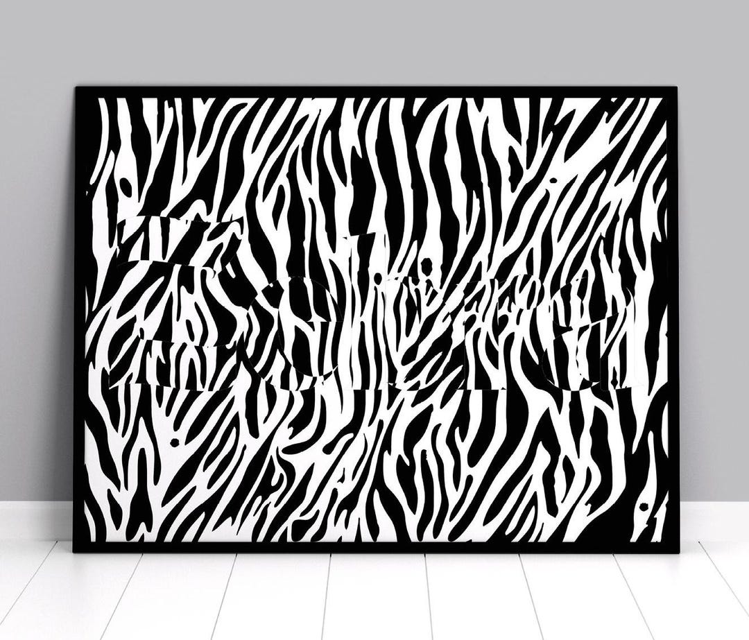 Whimsical Zebra Alphabet Art - Kids Room Decor, Animal Nursery Print ...