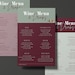 Custom Wine Menu Templates for Bars and Restaurants - Printable ...