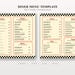 Retro Diner Menu Template | 17x11 Trifold | Editable Indesign ...