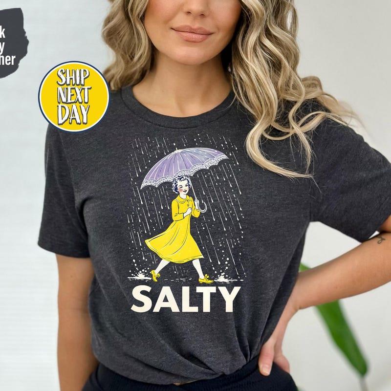 Salty Cat Tshirt - Etsy