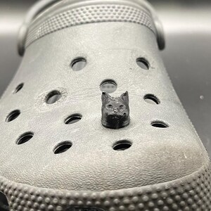 Cat Charm Crocs Accessory 3D Printed Animal Shoe Charm for Crocs ...