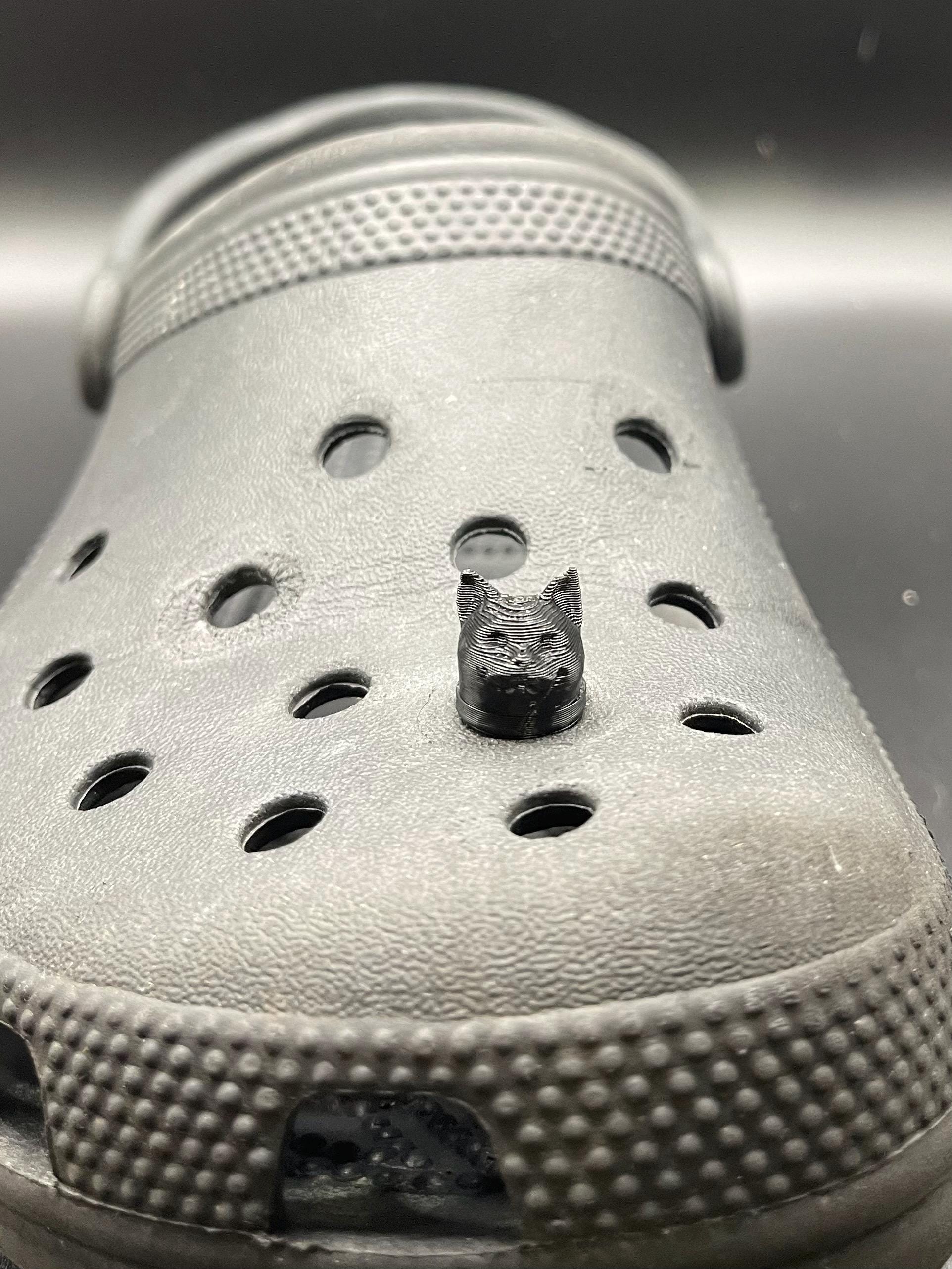 Cat Charm Crocs Accessory 3D Printed Animal Shoe Charm for Crocs ...