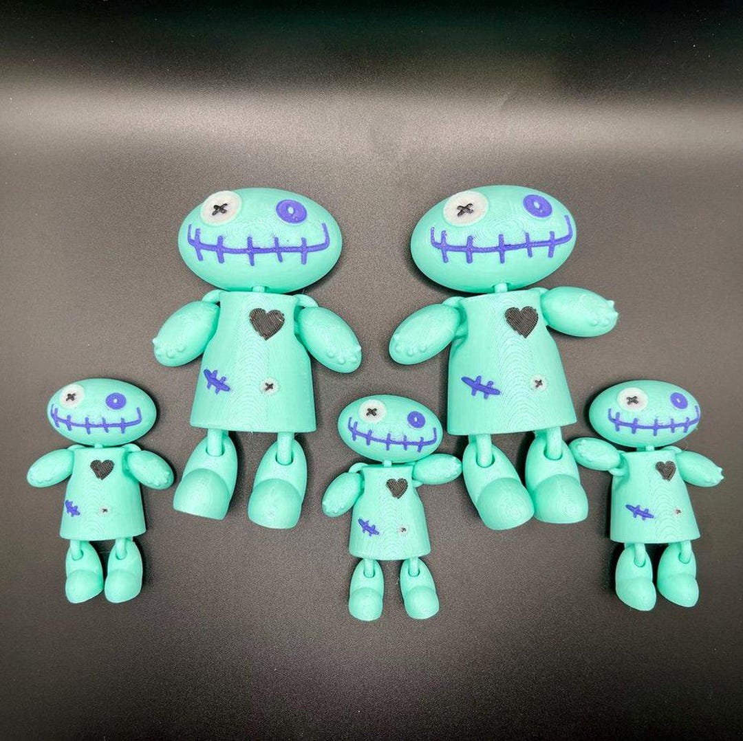 Customizable Family of Voodoo Dolls Set 5 Pieces - Etsy